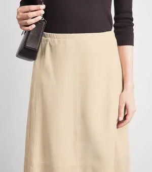 Vince Suede Midi Skirt