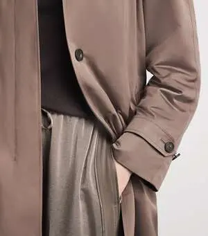 Vince Satin Trench Coat