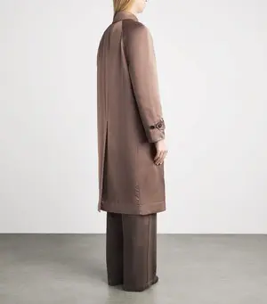 Vince Satin Trench Coat