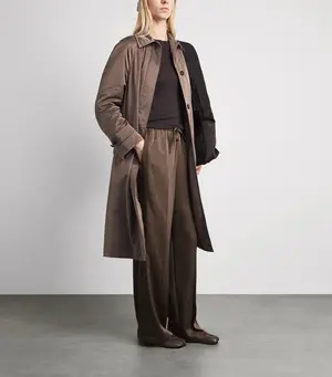 Vince Crepe High-waist Trousers