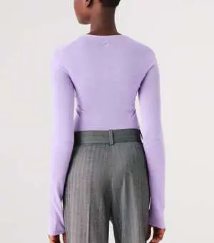 Maje Wool Crew-neck Sweater