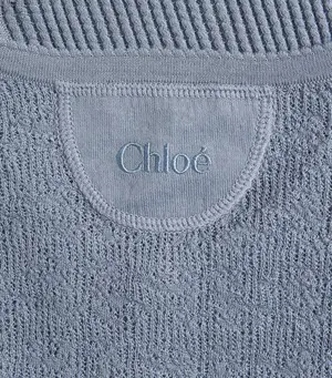 Chloé Wool Tank Top And Cardigan Set
