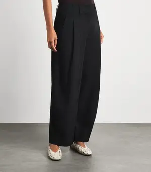 ME+EM Pleated Barrel Trousers