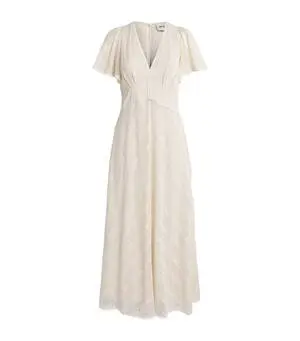 ME+EM Lace Maxi Dress - Ivory