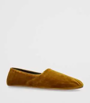 THE ROW Ponti Velvet Slipper