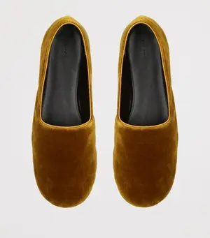 THE ROW Ponti Velvet Slipper