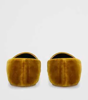 THE ROW Ponti Velvet Slipper