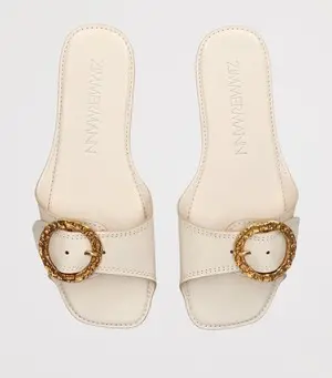 Zimmermann Leather Solena Slides