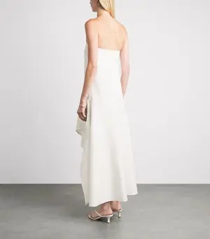 ST. AGNI Organic Cotton Oxford Midi Dress