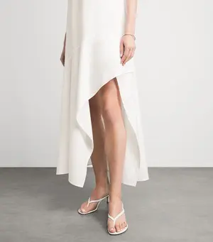 ST. AGNI Organic Cotton Oxford Midi Dress