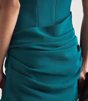 Alex Perry Stretch-crepe Strapless Mini Dress