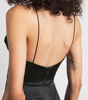 Alex Perry Silk Tiered Gown