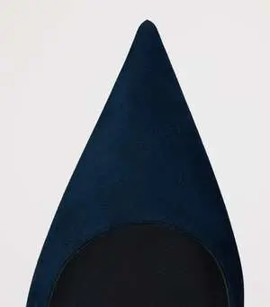 CHRISTIAN LOUBOUTIN Miss Z 100 Suede Pumps
