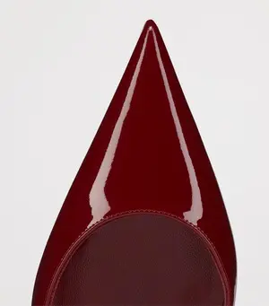 CHRISTIAN LOUBOUTIN Miss Z Slingback 60 Patent Leather Pointed Toe Heels