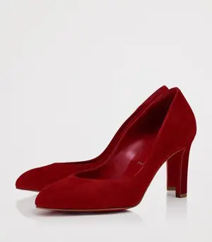 CHRISTIAN LOUBOUTIN Fannylove 85 Suede Pumps