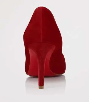 CHRISTIAN LOUBOUTIN Fannylove 85 Suede Pumps