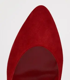 CHRISTIAN LOUBOUTIN Fannylove 85 Suede Pumps
