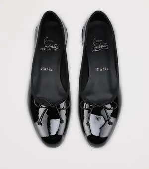 CHRISTIAN LOUBOUTIN Sweetie Jane Patent Mary Jane Ballet Flats