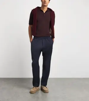 Barena Venezia Virgin Wool Elasticated Trousers