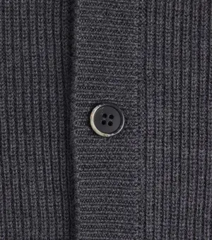 Barena Venezia Virgin Wool Ribbed Cardigan