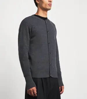 Barena Venezia Virgin Wool Ribbed Cardigan