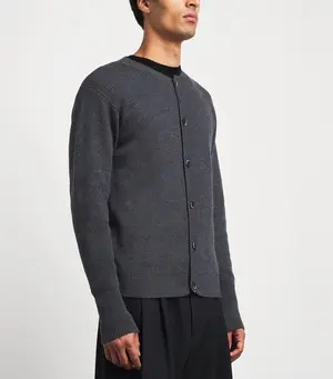Barena Venezia Virgin Wool Ribbed Cardigan