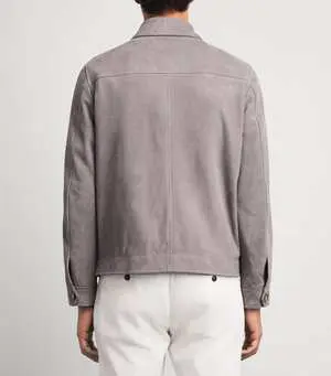 LARDINI Sheepskin Suede Jacket