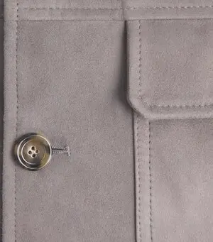 LARDINI Sheepskin Suede Jacket