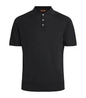 Barena Venezia Merino Polo Shirt - Black