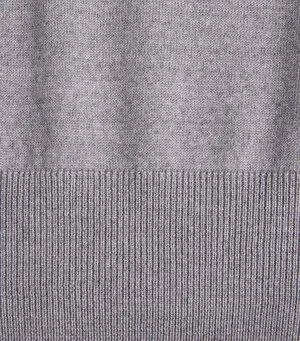 LARDINI Virgin Wool Knitted T-shirt - Grey