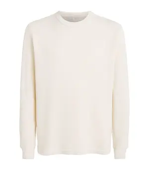 Citizens Of Humanity Cotton Waffle-stitch Sweater - Grey