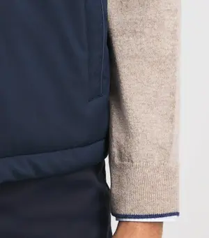 Paul & Shark Cashmere Quarter-zip Sweater - Grey