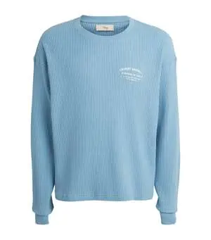 CHERRY LOS ANGELES Ranchwear Thermal Sweater - Blue