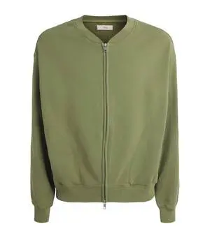 CHERRY LOS ANGELES Cotton Fleece Gecko Zip-up Sweatshirt