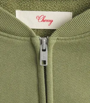 CHERRY LOS ANGELES Cotton Fleece Gecko Zip-up Sweatshirt