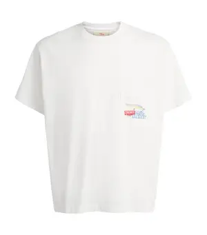 CHERRY LOS ANGELES Cotton Boxy Marlin T-shirt - White