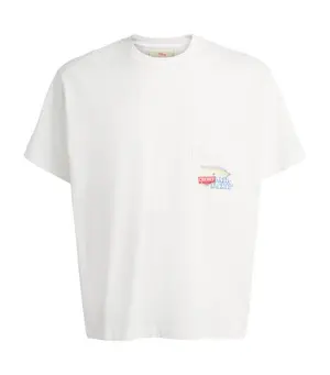 CHERRY LOS ANGELES Cotton Boxy Marlin T-shirt - White