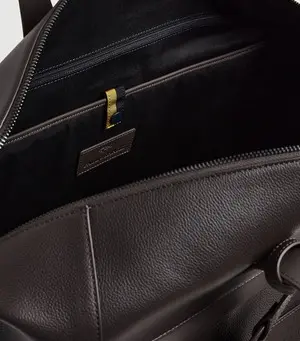 Paul & Shark Leather Logo Holdall