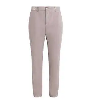 Paul & Shark Cotton-cashmere Straight Chinos - Navy