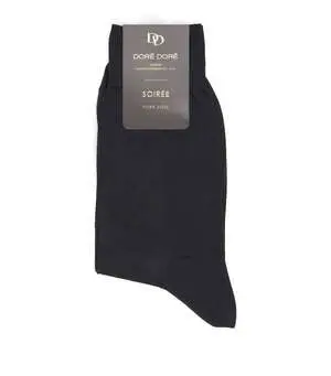 DORE DORE Silk Socks - Navy