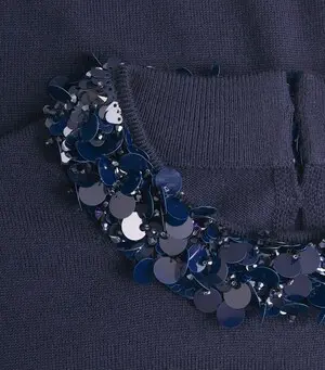 Ulla Johnson Merino Wool Embellished T-shirt