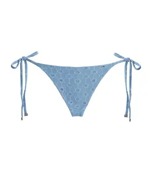 Devon Windsor Eadie Tie Bikini Briefs - Blue