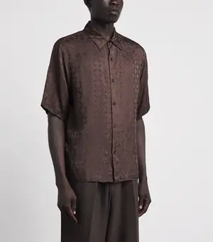 Sandro Jacquard Cross Short-sleeve Shirt