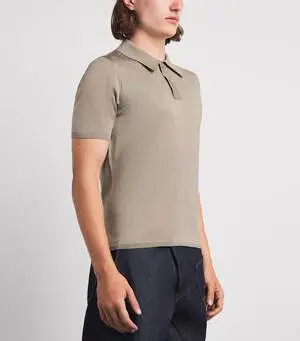 Sandro Knitted Polo Shirt