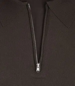 Sandro Zip-up Polo Shirt