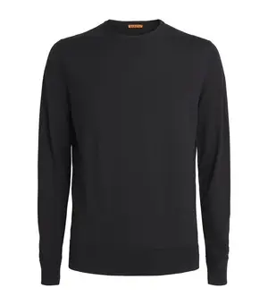 Barena Venezia Merino Crew-neck Sweater - Black