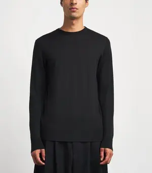 Barena Venezia Merino Crew-neck Sweater - Black