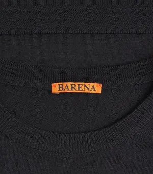 Barena Venezia Merino Crew-neck Sweater - Black