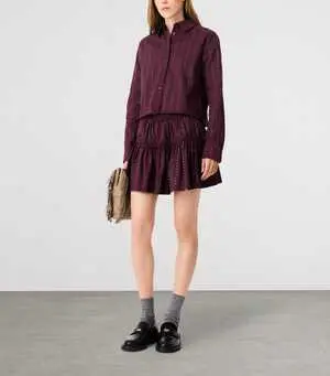 Maje Embellished Mini Skirt