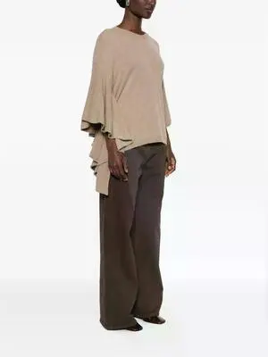 UMA WANG Rouges Ruffled-sleeve Sweater